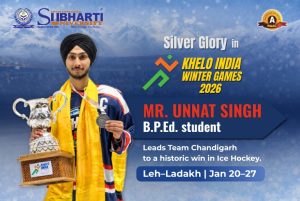Subharti University Student brings Silver Glory at Khelo India Winter ...